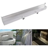35.4" Pool Fountain Waterfall Spillway Stainless Steel Pond &Clean ...