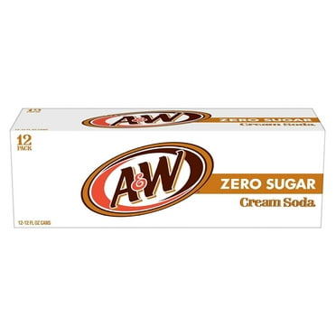 A&W Ice Cream Sundae Zero Sugar Soda - 12pk/12 fl oz Cans - Walmart.com