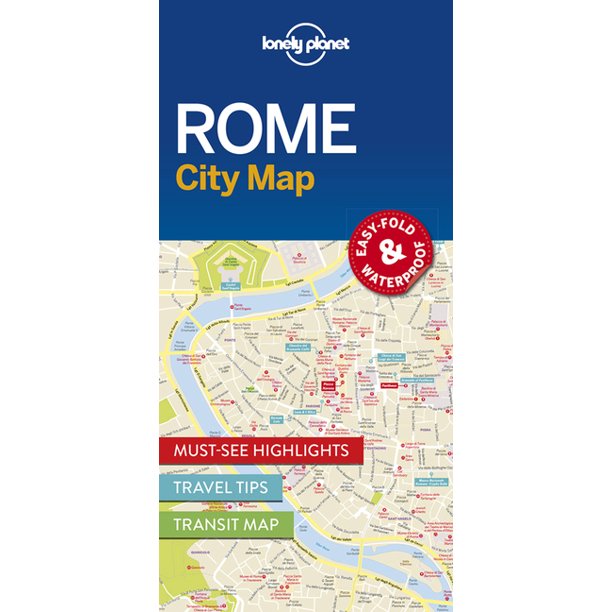 Rome city map - folded map: 9781786577801 - Walmart.com