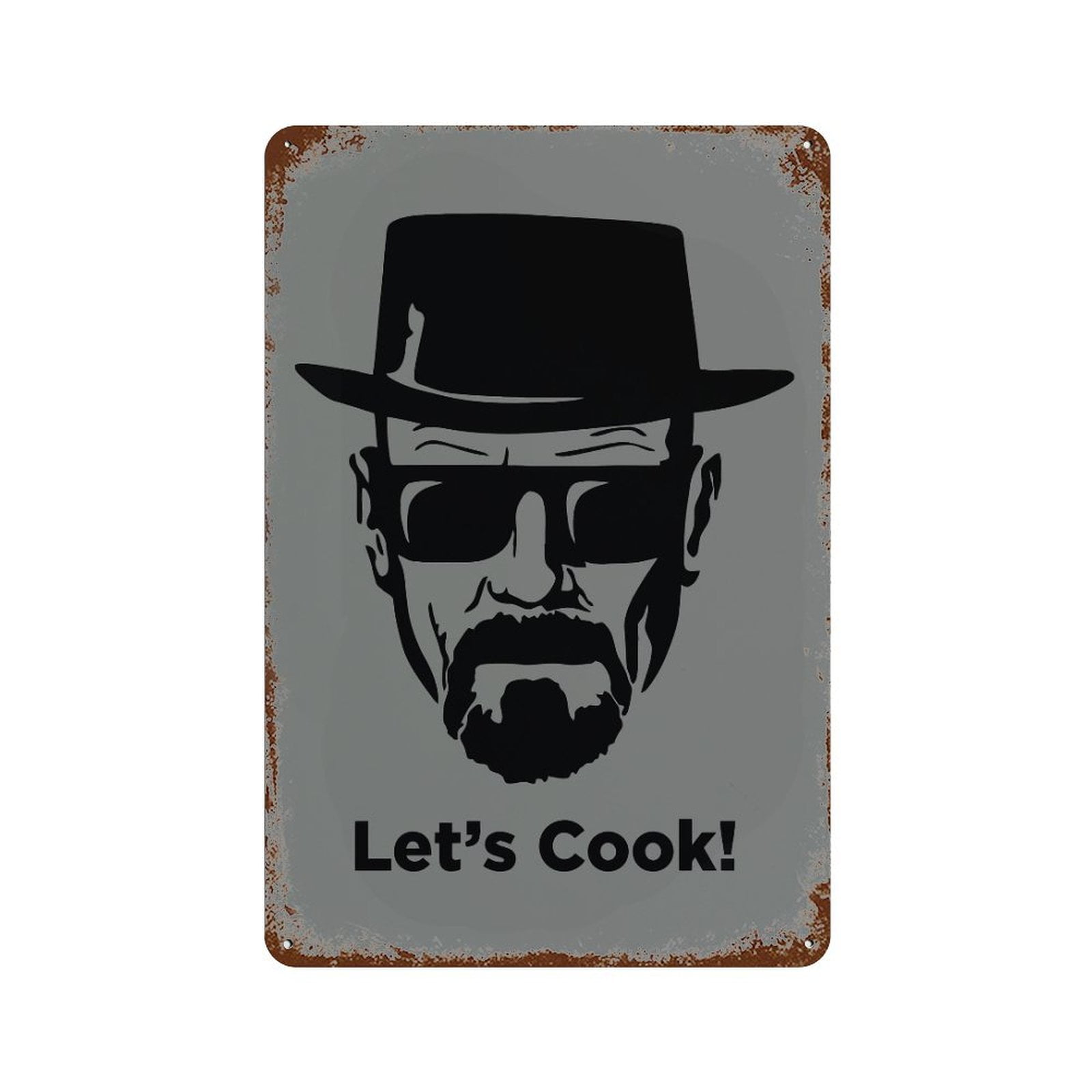 Click here for Nobrand 8x12 Inch Breaking Bad Let Us Cook Tin Met... prices