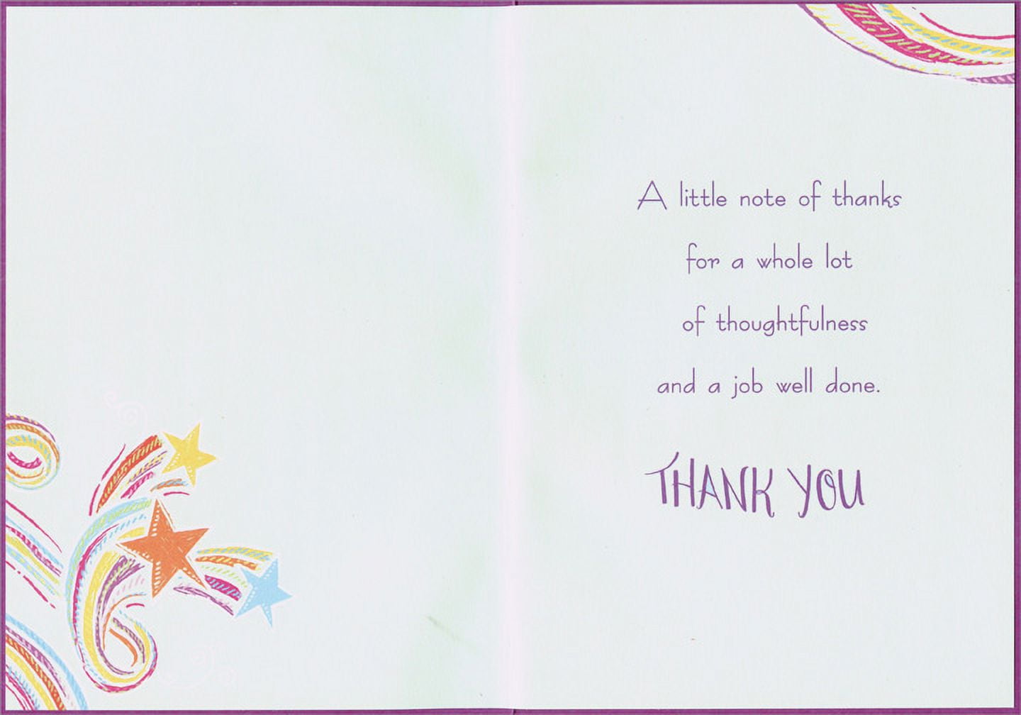 Thank You For A Job Well Done