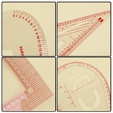Jupean Sewing Ruler Set, Curve Guide Supplies for Tailors, Designers ...