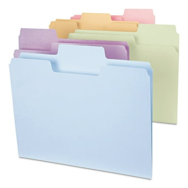 Smead File Folders 1/3 Cut Yellow 100/BX Letter (12943) - Walmart.com