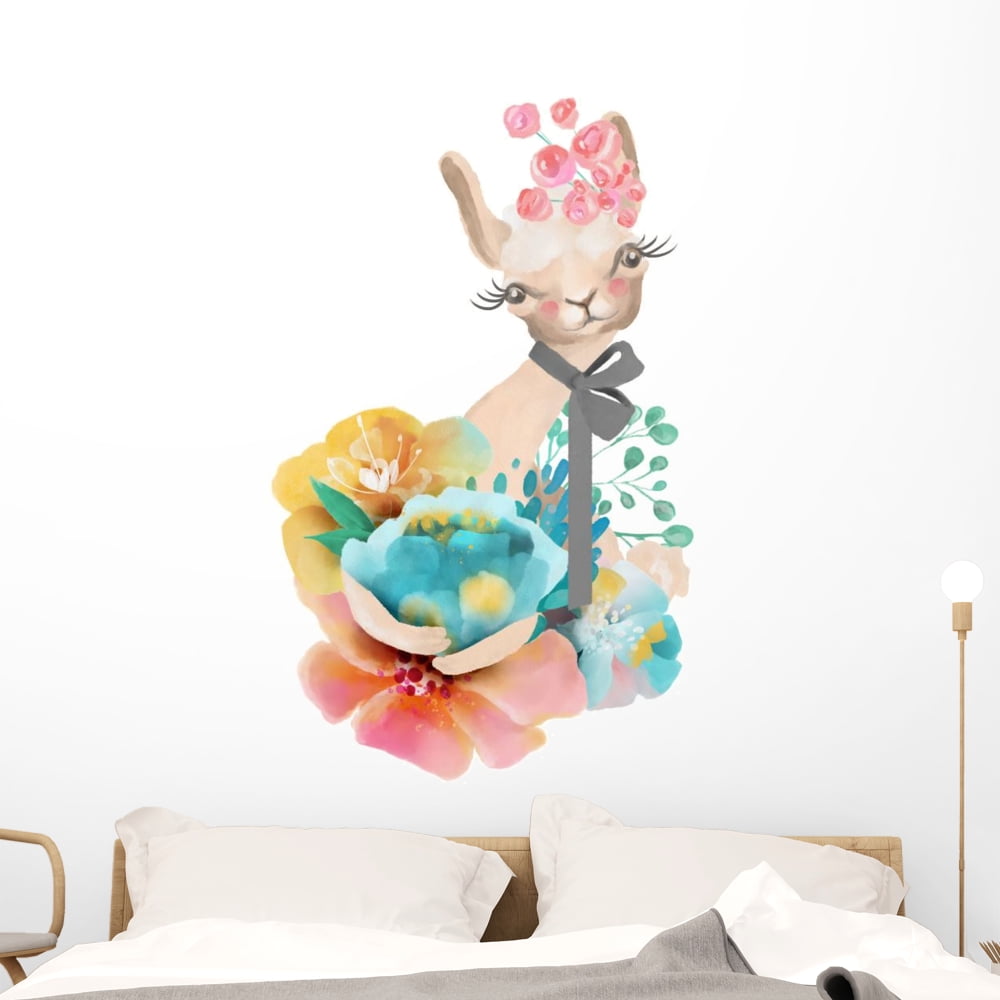 Llama Vinyl Wall Sticker Wall Décor Home & Living etna.com.pe