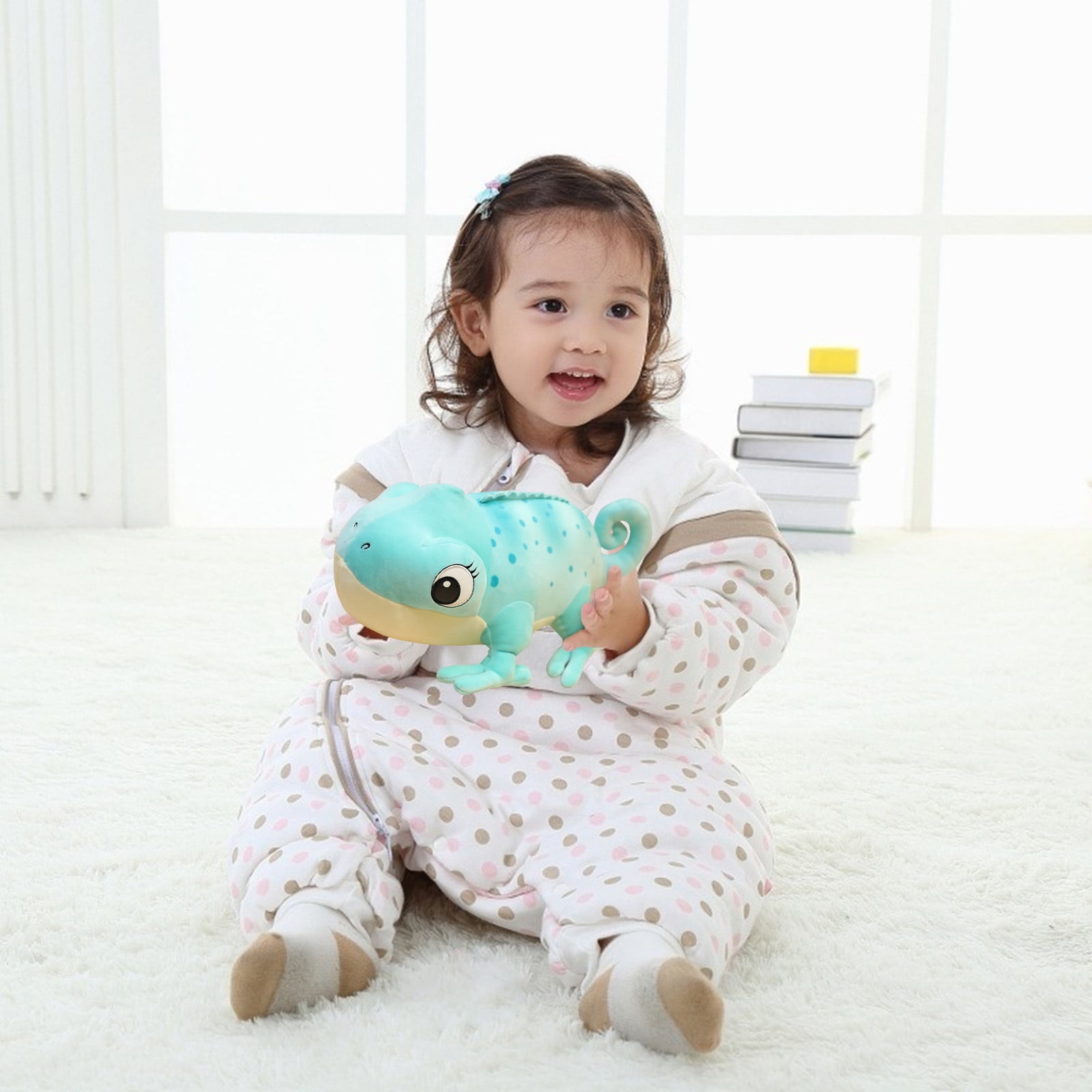 Elainilye Lifelike Lizard Plush Stuffed Animal Toy Desert Lizard Cute ...