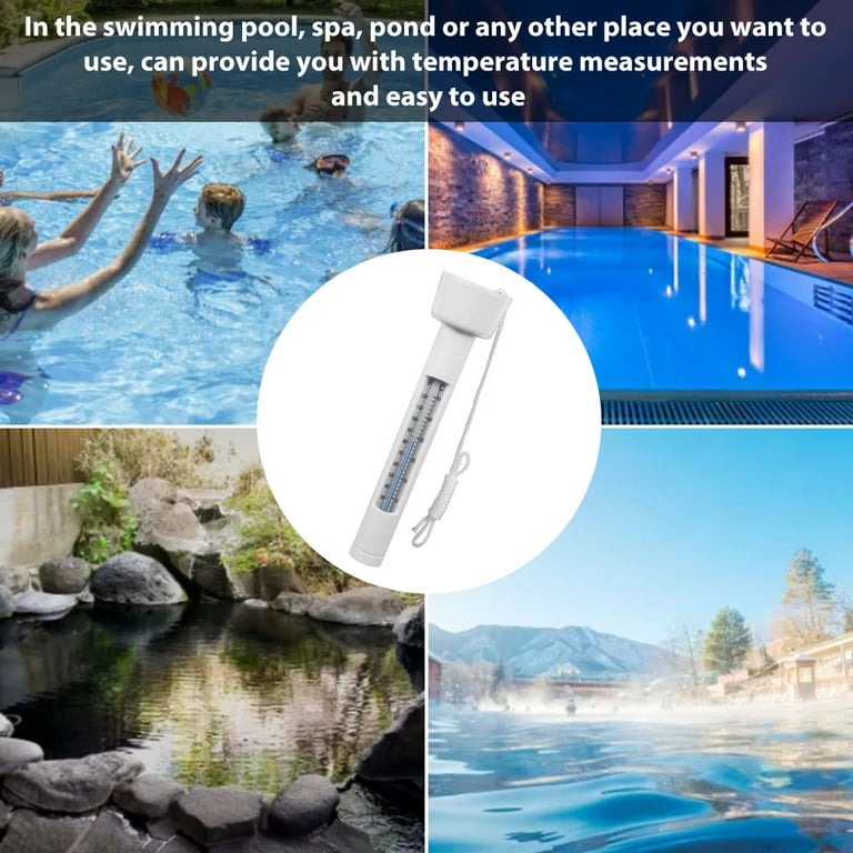 Cold Plunge Thermometer Pool Thermometer Floating Scaled Water ...
