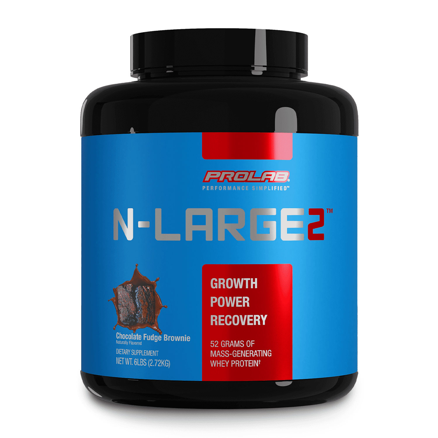 Prolab Nutrition N-Large2 Mass Gainer Protein Supplement - (Chocolate ...
