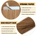 Benehair Tape In 100 Real Remy Human Hair Extensions Seamless Skin