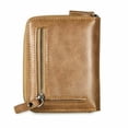 APPLAYERR Leather Wallet 129.53cm Large Bill Slot Zipper Coin Pocket ...