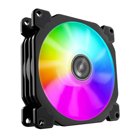 , Silent Computer Cooling Fan RGB Color Changing LED Type 2 | Walmart ...