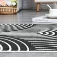 GlowSol 9'x12' Large Area Rugs Washable Rug Modern Lines Print Rug Soft ...
