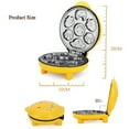 Cartoon Mini Cake and Waffle Machine - Makes 7 Fun, Different Shaped ...
