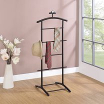 Household Essentials Valet Folding Clothes Rack, Strong Metal X-Frame ...