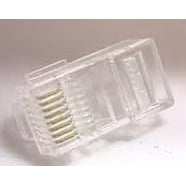 Ethereal C6t 8-pin Cat-6 Crimp Connectors, 50-pack - Walmart.com