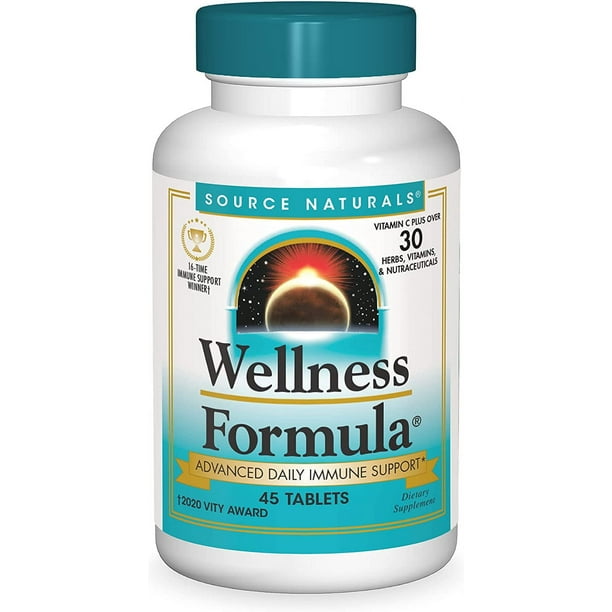 Wellness Formula Source Naturals 45 Tabletas | Walmart en línea