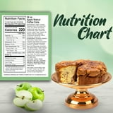 Large Traditional Apple Walnut Coffee Cake, 3.1 LB, Fresh & Moist ...