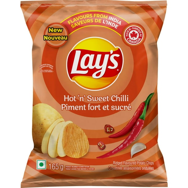 Lays Hot 'N' Sweet Chilli 165gm, Lay's Hot 'N' Sweet Chilli - Walmart.ca