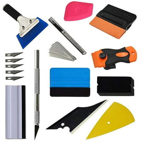 12 Pcs Auto Vinyl Wrap Tool Kit Car Window Tint Film Wrapping Vinyl ...
