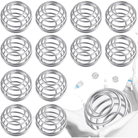12 Pieces Blender Mixing Ball Wire Whisk Stainless Steel Shaker Ball ...