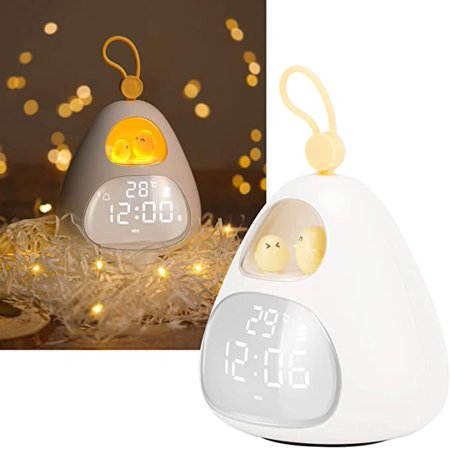 Lepai Alarm Clock for Kids Children Sleep Trainer Nightlight USB Charge ...