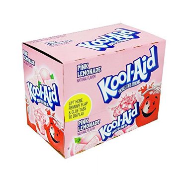 Kool-Aid Drink Mix Pink Lemonade, 0.23 oz (6.5g) - Pack of 48 - Walmart.com