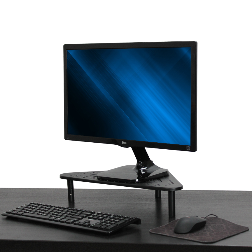 NavePoint Ergonomic Universal Triangle Metal Height Adjustable Desk ...