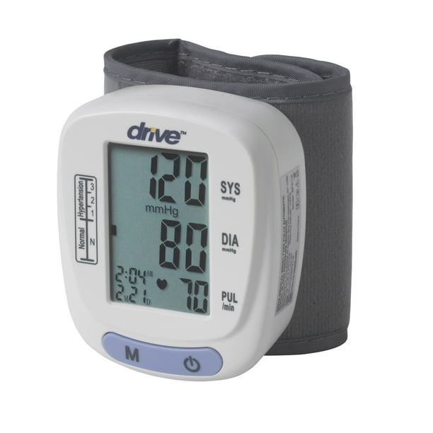 Drive Medical Automatic Blood Pressure Monitor, Wrist Model - Walmart ...