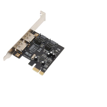 SATA3.0 Riser Card, 1.5 Gbps PCB Material 2 ESATA PCIE Riser Card PCI ...