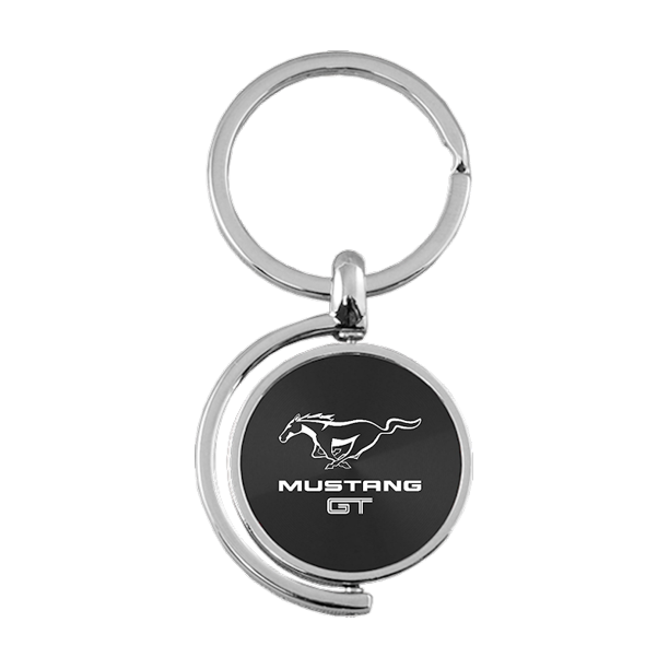 Au-TOMOTIVE GOLD Mustang GT Black Spinner Key Fob - Walmart.com