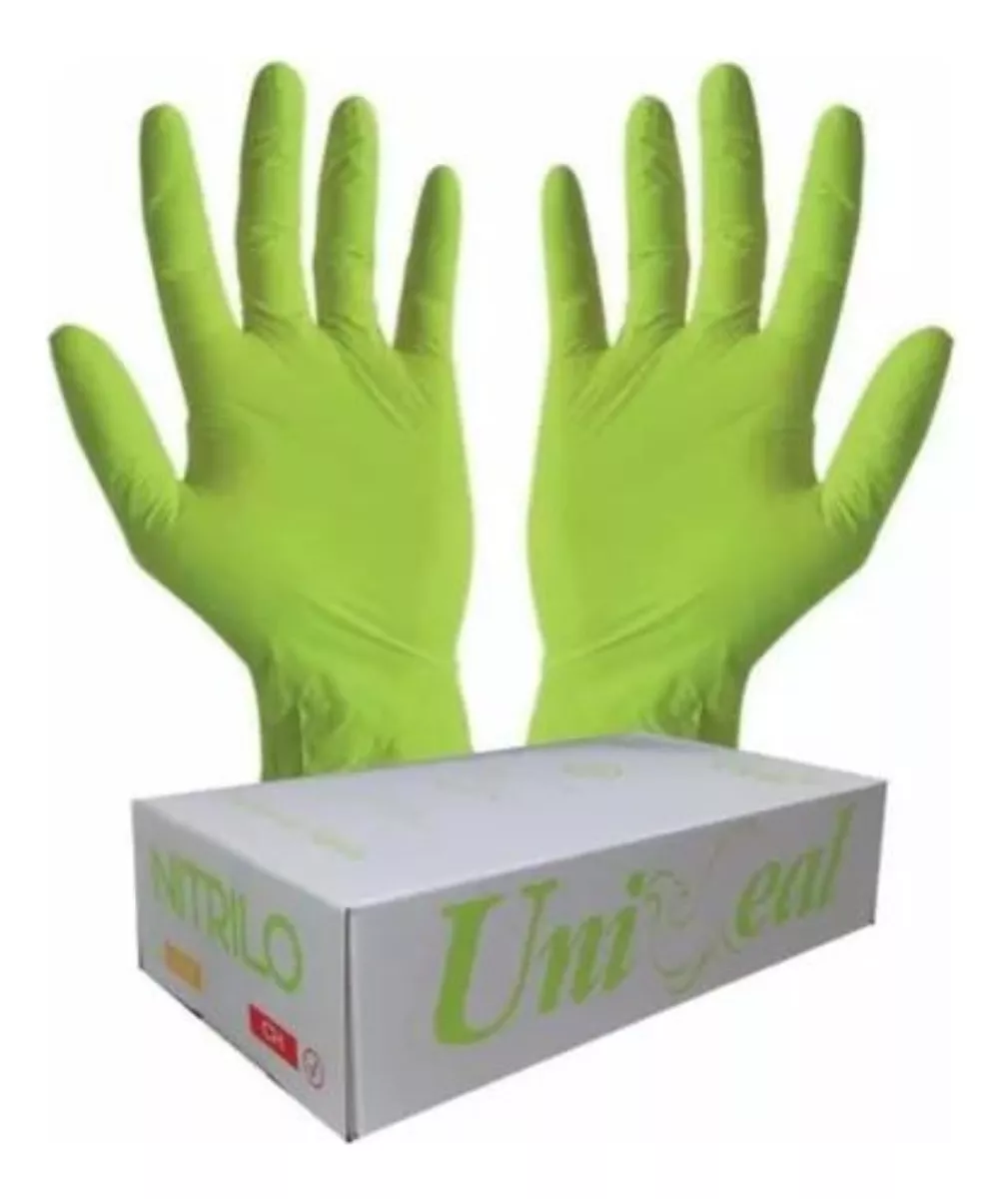 Guantes De Nitrilo Uniseal Colores Y Tallas 100pz | Walmart en línea