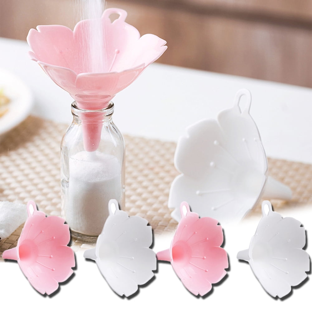 Vnanda 4Packs Silicone Collapsible Funne, Kitchen Gadgets Foldable ...