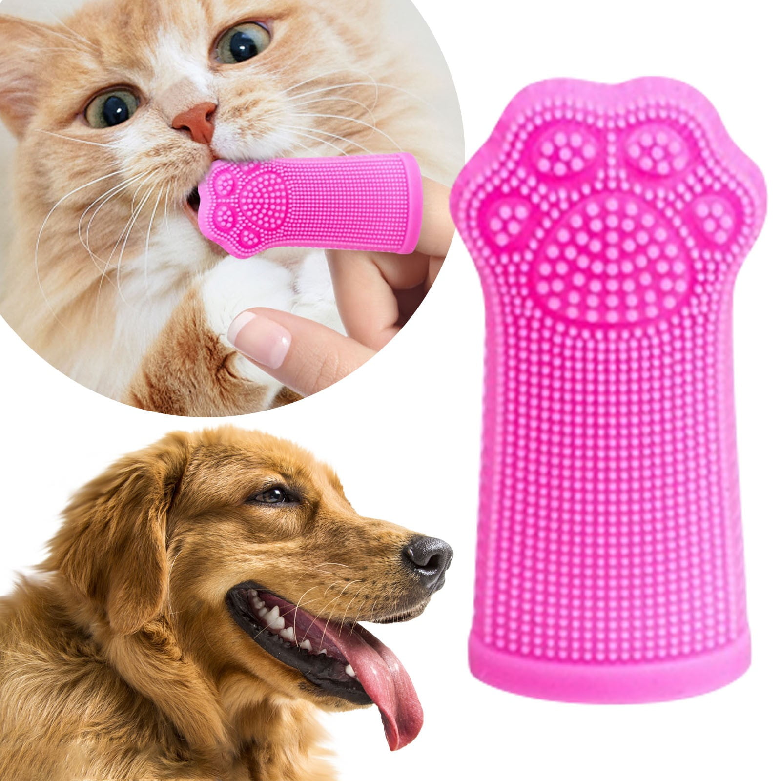 Click here for Vivavault Pet Care Finger Toothbrush Soft Easy Use... prices