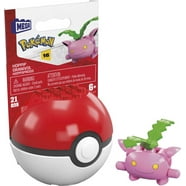 MEGA Pokemon Bulbasaur's Forest Fun Building Toy Kit with Action Figure ...