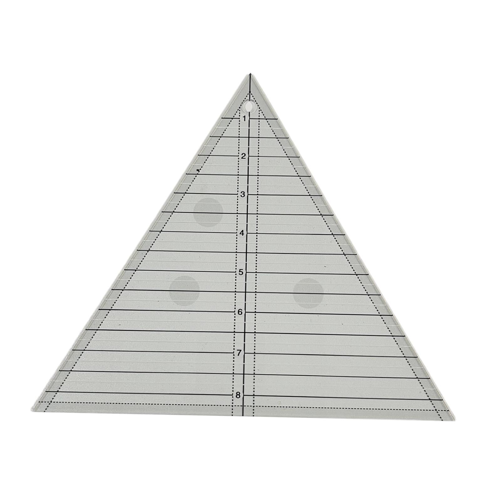 Quilting Ruler Triangle Acrylic Quilting Ruler Fabric Cutting Ruler ...