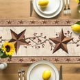 Farmhouses Country Stars Berries Table Runner 90 Inches Long, Retro ...