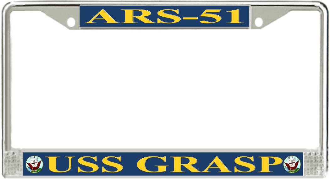 USS Grasp ARS-51 License Plate Frame - Walmart.com