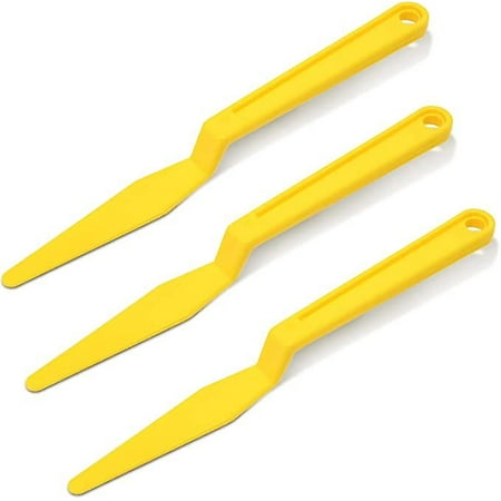 3 Pcs Window Tint Tools Squeegee, Yellow Long Handle For Auto Window ...