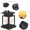TOPCHANCES Outdoor Solar Hanging Lights, Solar Lanterns Waterproof IP55 ...