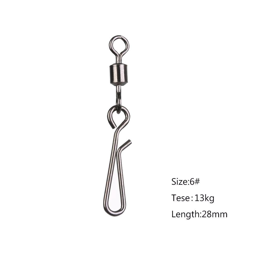 Hot Sale Stainless Steel 2# - 12# Solid Ring Bearing Barrel Fishing ...