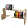 Ribbon organizer, Wood Display Ribbon Holder Rack Storage Organiser ...