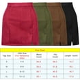 Gustave Women's High Waist Bodycon Mini Pencil Skirt Ladies Fashion ...