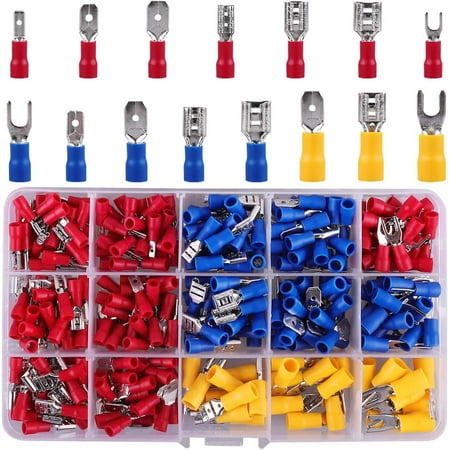 Crimp Terminal 330 Pieces Electrical Terminals For Car, Flat Terminals ...