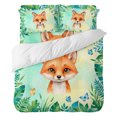 California King Size Duvet Cover 4 Piece Bedding Set Cute Cartoon ...