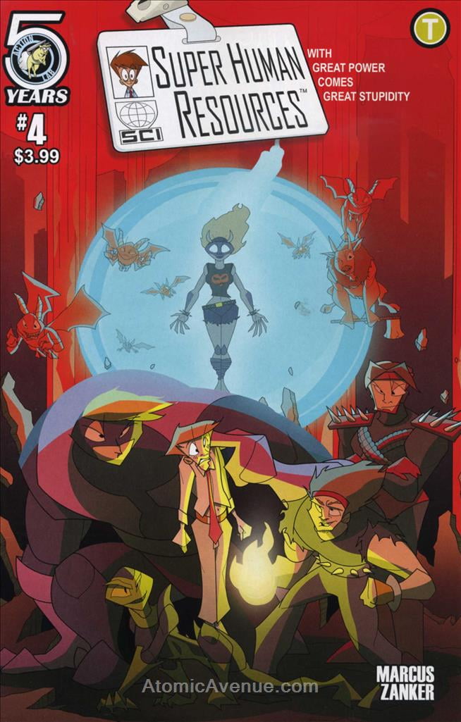 Super Human Resources (Action Lab) #4 VF ; Action Lab Comic Book ...