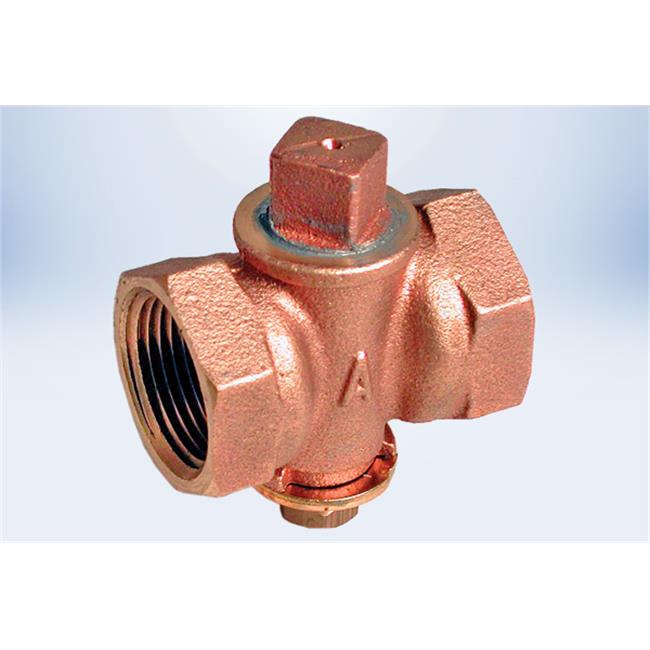 American Valve 85CBK 3-8 0.37 in. Bronze Square Head Gas Cock - Walmart.com