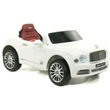 Bentley Mulsanne Kids 12V Electric Ride-On Car with R/C Remote, MP3, Leather Seat, LED - Walmart.com