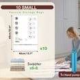 AGALI Vacuum Storage Bags, Airtight Space Saver Bags, 10 Small Pack for ...
