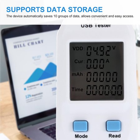 UT658A USB Tester Voltage and Current Monitor USB Meter Volt Digital ...