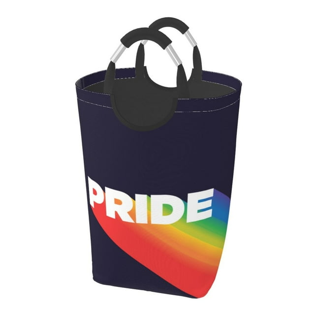 DouZhe 50L Rectangular Laundry Basket, Rainbow Lgbt Pride Day Prints ...