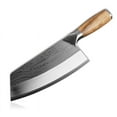 "Vegetable Cleaver 8"" Kitchen Knife-Sharp Chinese Chefs Knife- Cleaver ...